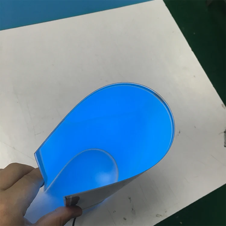 Cuttable El Sheet El Panel Backlit Luminous Poster Electroluminescent ...