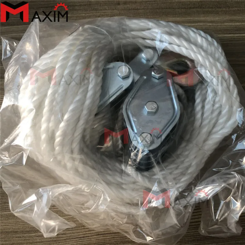 2 Ton Lifting Tools Hoist Block And Tackle Pulleys - Buy Tackle Pulleys ...