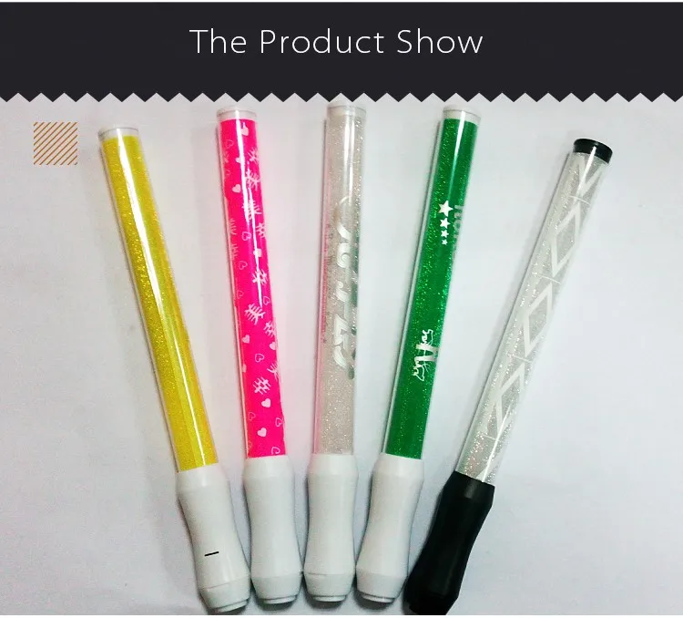 Customized New Music Glow Handheld Concert Led Light Stick Remote ...