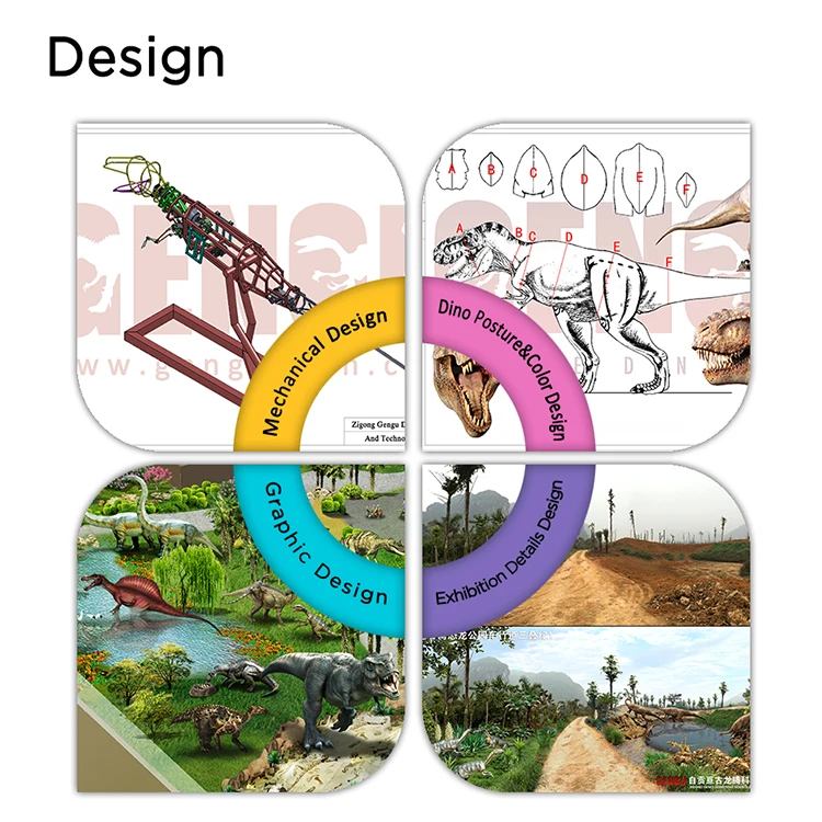 3D Animatronic Dilophosaurus Robot Dinosaur Model - Interactive Toy for ...