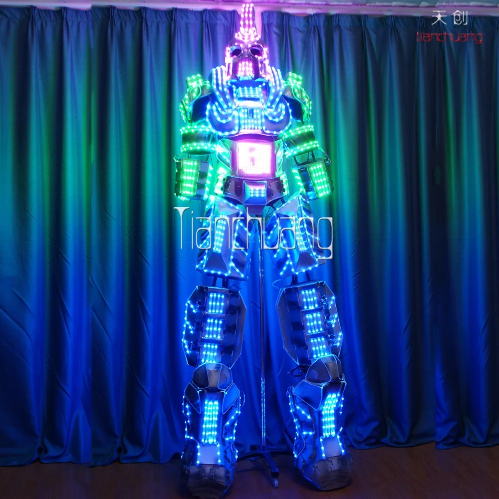 3d Hugh Stilt Walker Robot Led Costumes - Buy Led Costumes,Robot Led ...