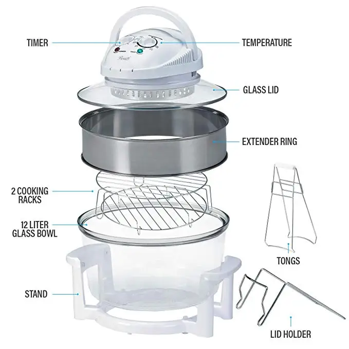 Halogen Oven - Efficient Cooking with Digital Control