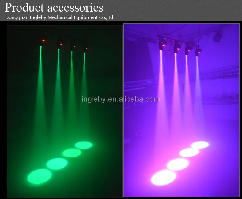 10W Mini LED Stage Pin Spot Light with RGBW & Dimmer - OEM Available