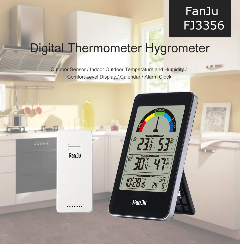 Smart Digital Thermometer - Precision Indoor & Outdoor Monitoring