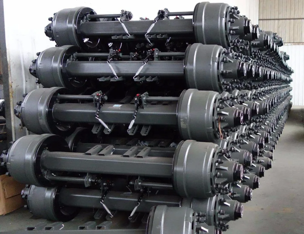 Lh Best-selling Of Outboard Square Tube Rear American Semi-trailer Axle ...