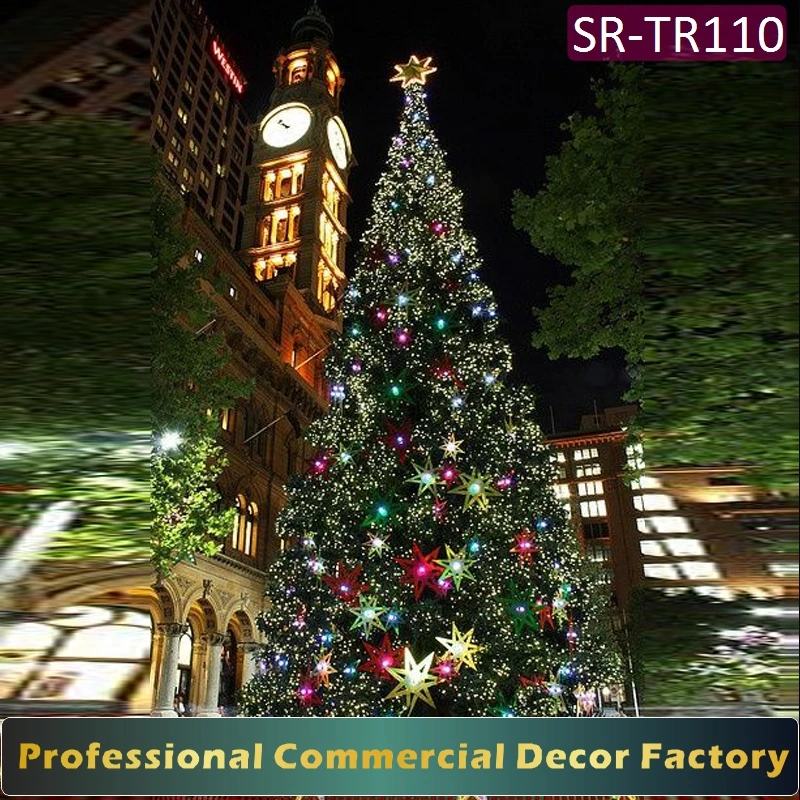 Giant Outdoor Christmas Trees - 20ft to 50ft Options