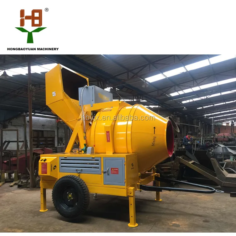 Concrete Mixer With Lift In Hongbaoyuan Manufacturer For Jzc350 Mixer ...