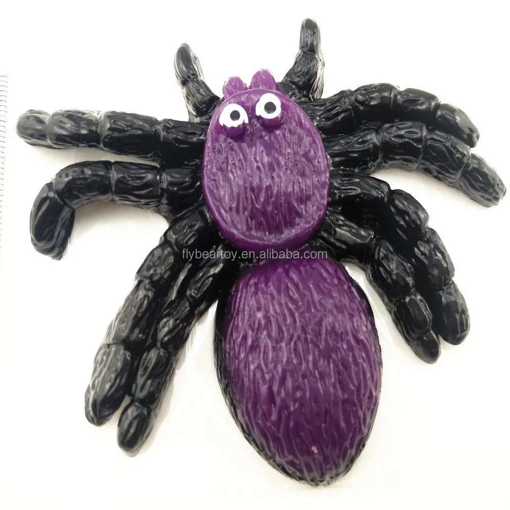Halloween Decoration Stretchy Sticky Toy Plastic Tpr Sticky Spider Toys ...
