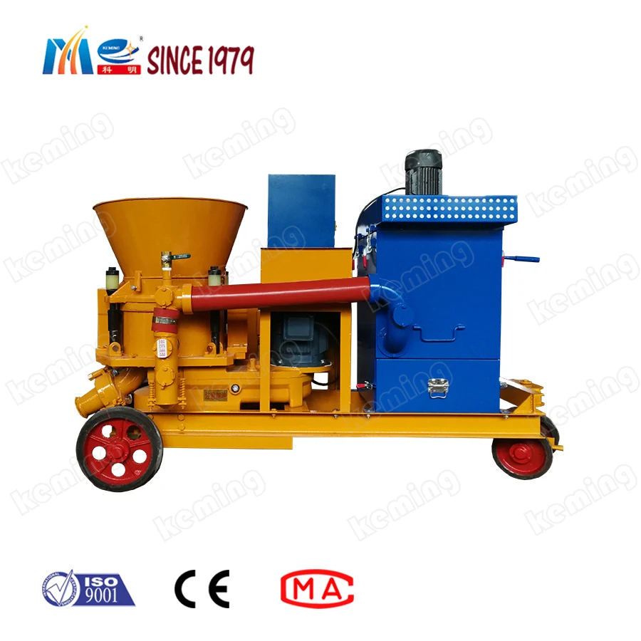 Keming MA Shotcrete Machine 5 M3/h Wet Shotcrete Jet Concrete Surface ...
