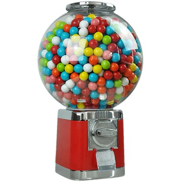 Tr503 - Pro Metal Large Globe Gumball/candy Machine W ' B ' Style Coin ...