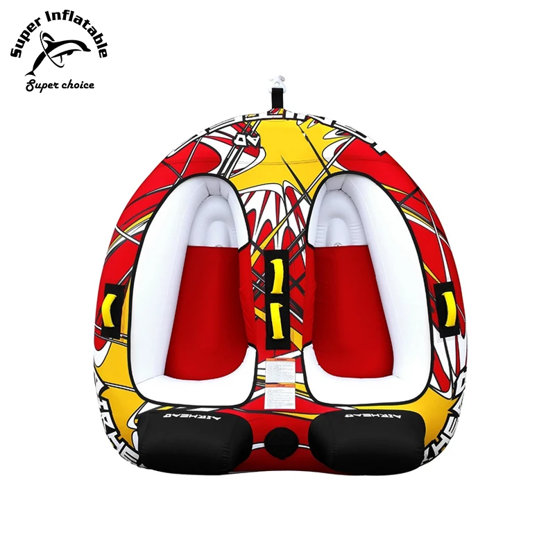 Double Rider Cockpit Fun Tube(funtube) Inflatable Towable Water Tube 2 ...
