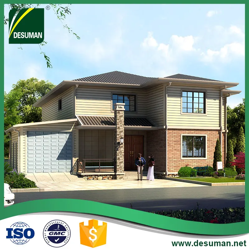 High quality cheap portable luxury new model prefabricated villas house ...