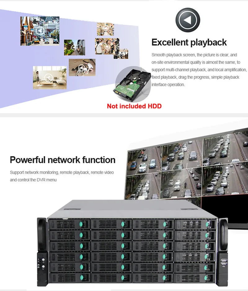 XONZ CCTV Security System 4K NVRs, 16CH 32CH 64CH 128CH High End ...