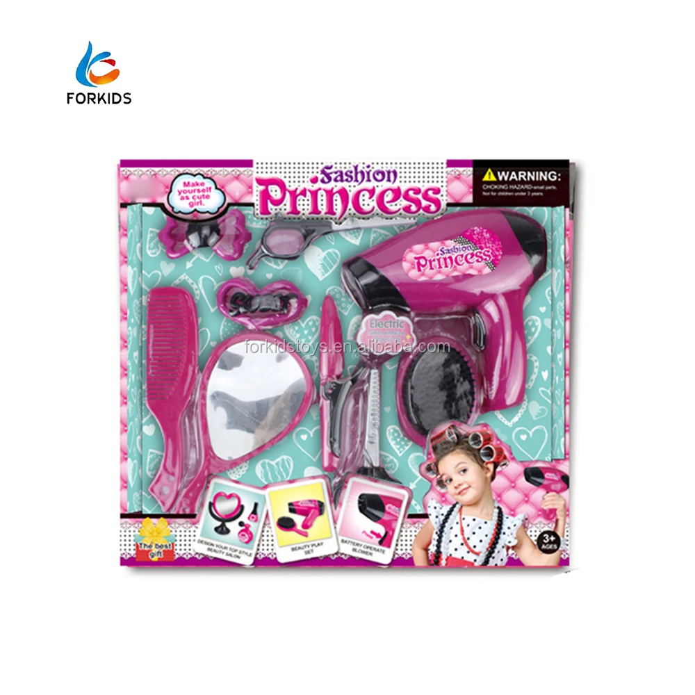 10pcs Fashion Design Toys For Girls With Working Hair Dryer Toy - Buy ...