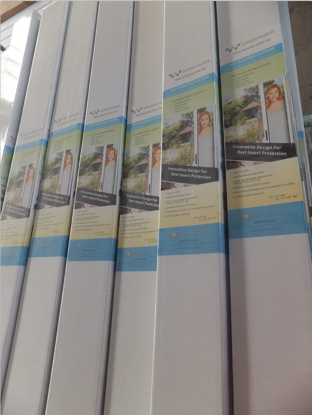 Diy Pleating Screens One Way Retractable Mesh Fly Screen Door - Buy Fly ...