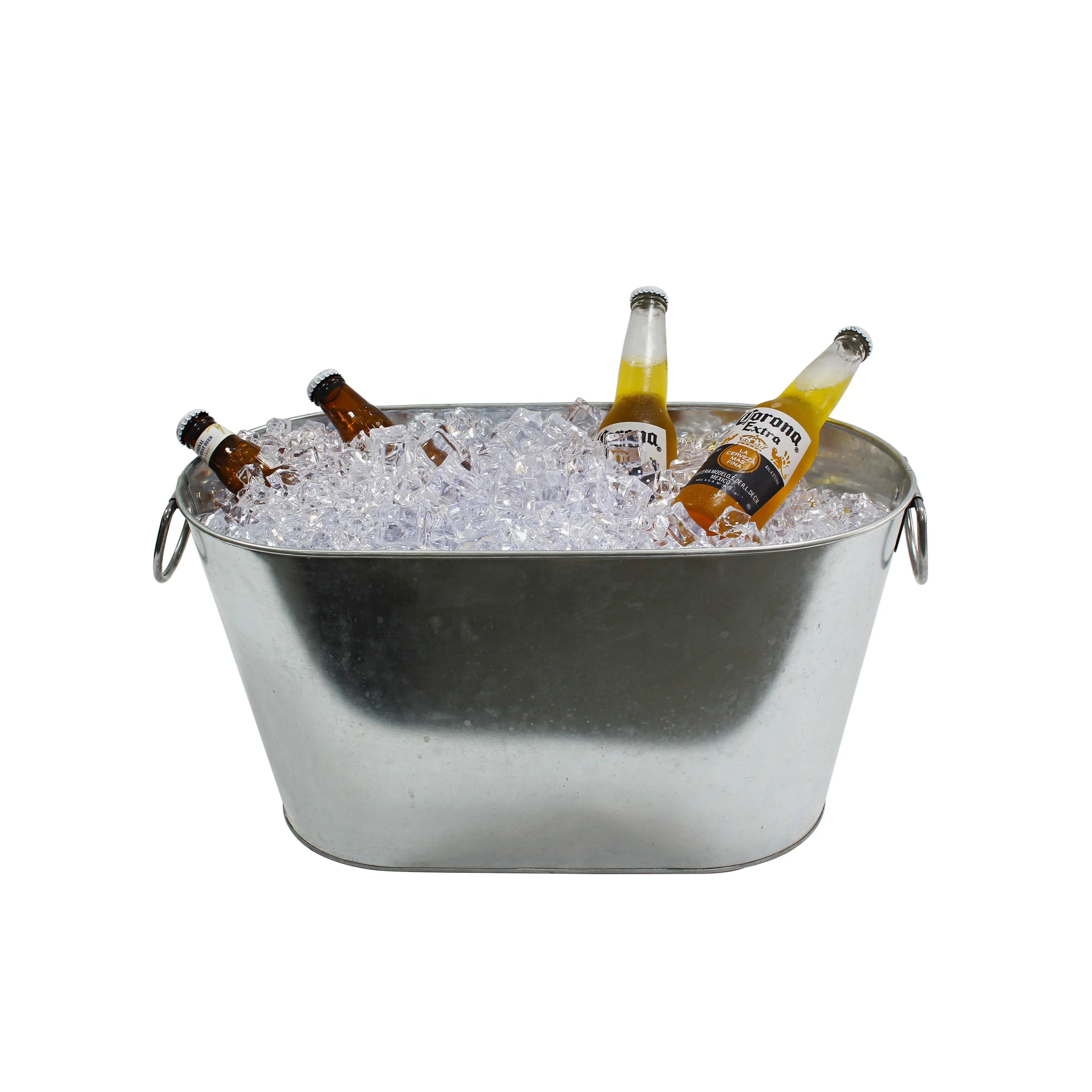 Corona Extra Beer Ice Bucket Tub Galvanized Beer Bucket Metal Beverage ...