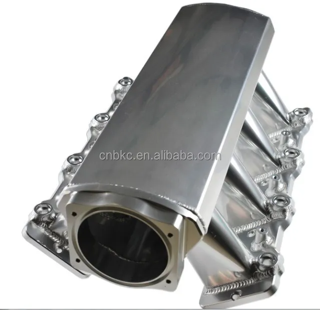 Bk-3232 Fabricated Ls1/ls2/ls6 Intake Manifold 102mm High Rise With ...