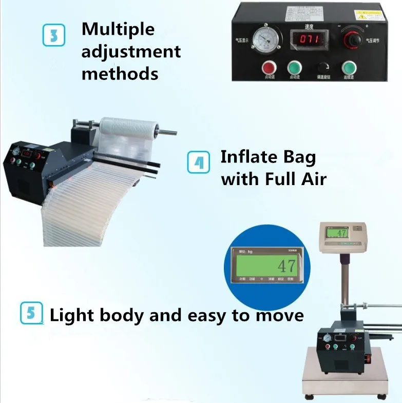 Inflatable Air Column Machine for Air Column Roll and air Column Bag ...