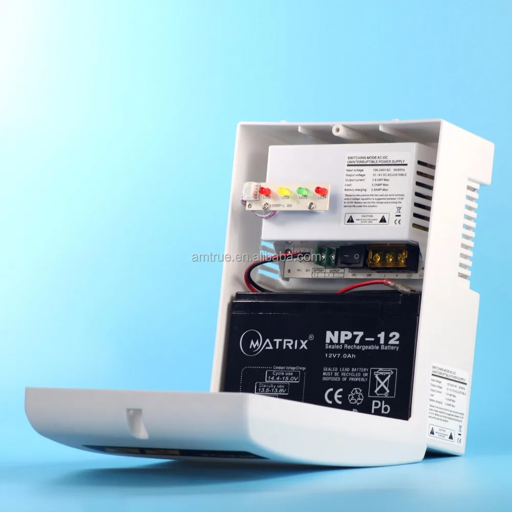 Portable 220v Battery Backup Power Supply 12v 3a Plastic Enclosure ...