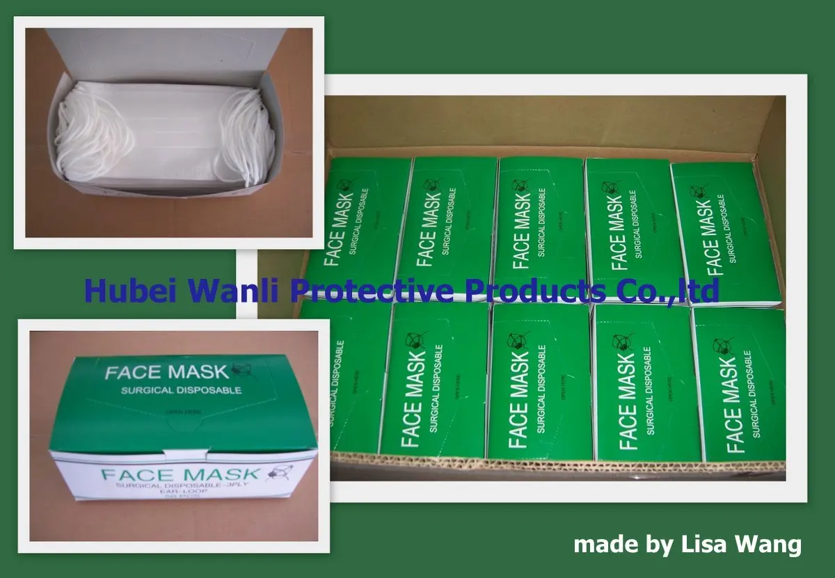 Disposable Surgical Face Mask 3-ply Type Iir Non Woven Medical Mask ...