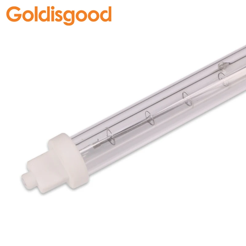 110-380v Jacketed Heater Double Tubes Medium Wave Ir Lamp Quartz ...