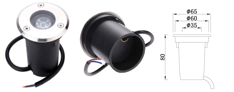 Ip67 Waterproof Rgb Led Inground Spotlight For Outdoor Lighting - Oem