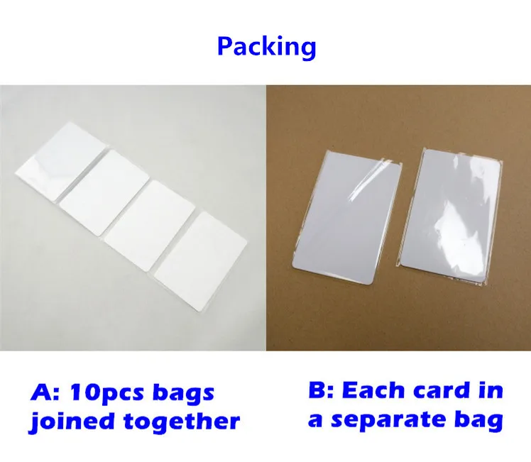 Programmable Dual Chip Transparent Rfid Rewritable Nfc Card - Buy Nfc ...