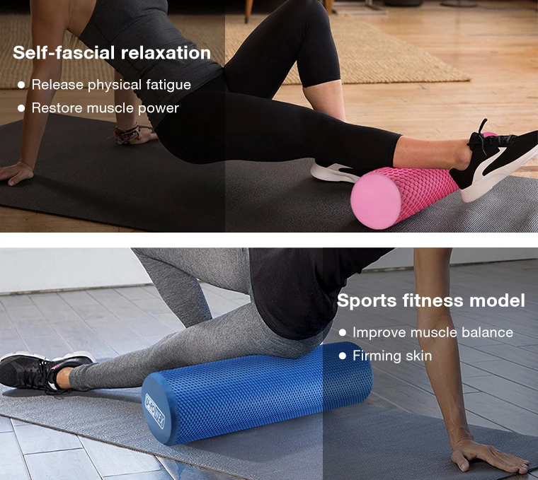 Free Sample Eva Fitness Foam Roller Oem Relax Exercise High Density ...