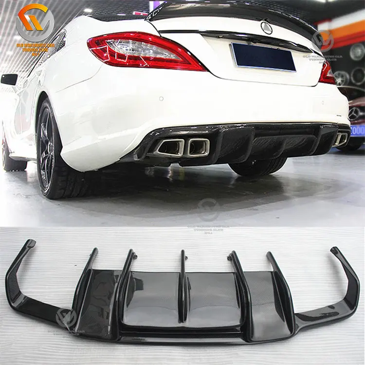 R Style Car Rear Spoiler Wing Carbon Fiber For Cls Class W218 Cls350 ...