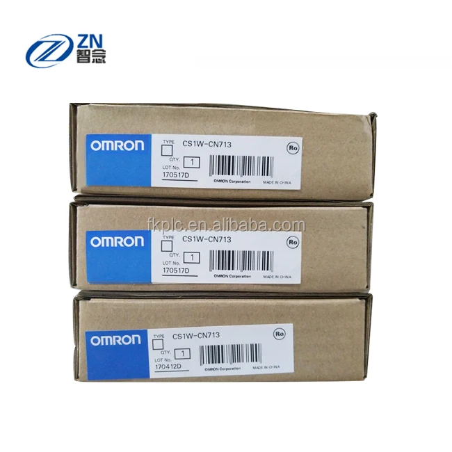 New In Box Omron Cs1w-cn713 Plc I/o Connecting Cable 2.3 Foots For Use ...