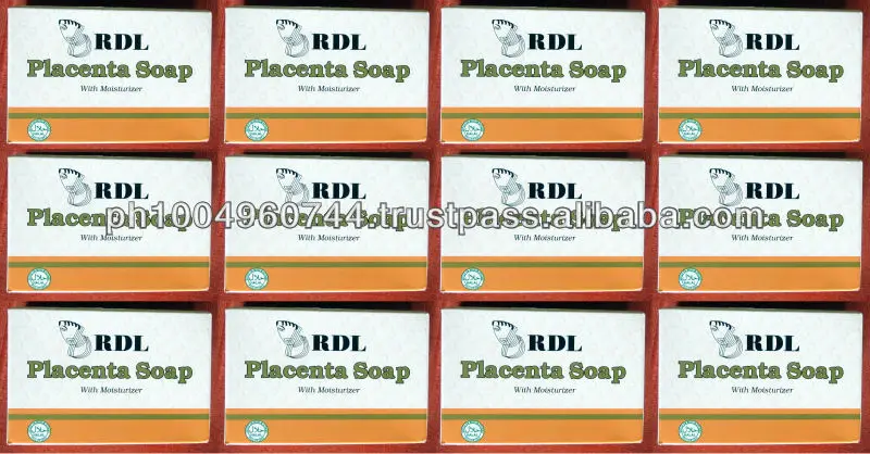 12 Rdl Placenta Whitening Soap Moisturizer Renews Skin 135g Each - Buy ...