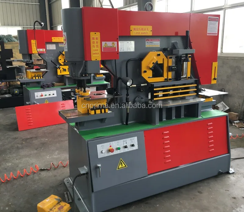 Q35y Series Hydraulic Iron Worker Punching Machine Metal Shear ...