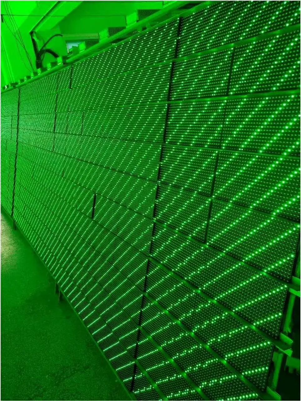 Outdoor Single Green P10 LED Display Module HUB 12 With 320*160mm ...