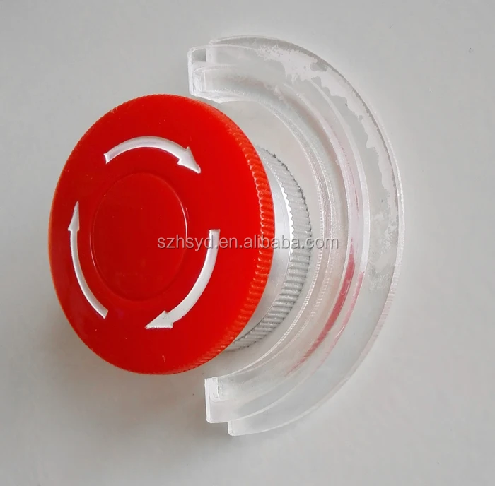 Histay clear 16mm push button emergency stop plastic protective cover ...