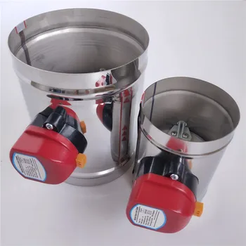 Hvac Parts Circular Volume Control Damper With Motor 220v 24v Motorized ...