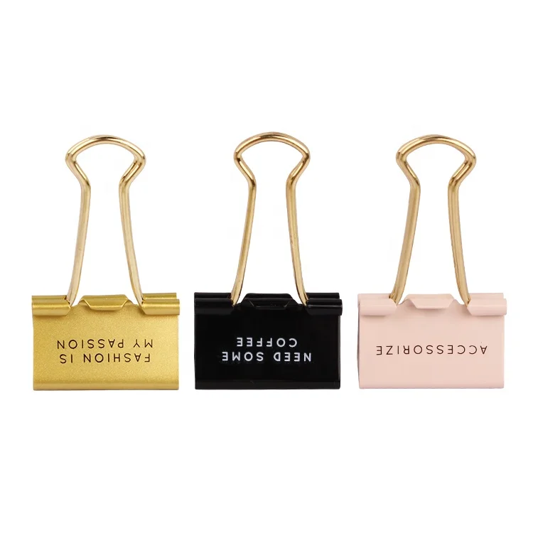 Custom Colorful Binder Clips - Perfect for Promotions