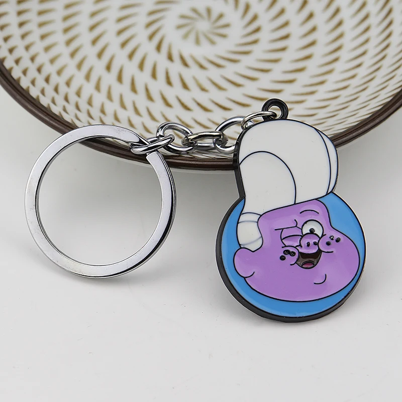 Cartoon Gravity Falls Keychain Dipper Mabel Waddle Bill Cipher Metal ...