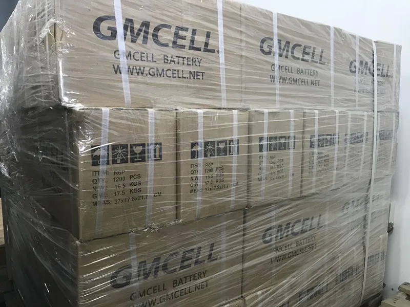 Gmcell Battery Manufacturers R6p 1.5v Um3 Zinc Carbon China Aa Battery ...