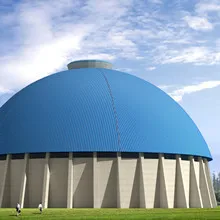 Prefab Steel Structure Laminated Building Glass Skylight Curved Dome ...