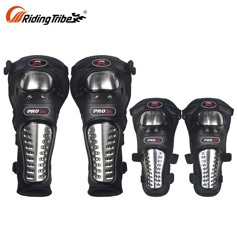 Pro-biker Metal Knees Elbows Guard Knee Pad Motorcycle Protector - Buy ...