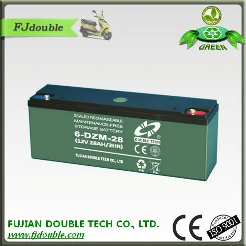 6-dzm-28 Battery 12v28ah Rechargeable Lead Acid Battery Ebike - Buy ...