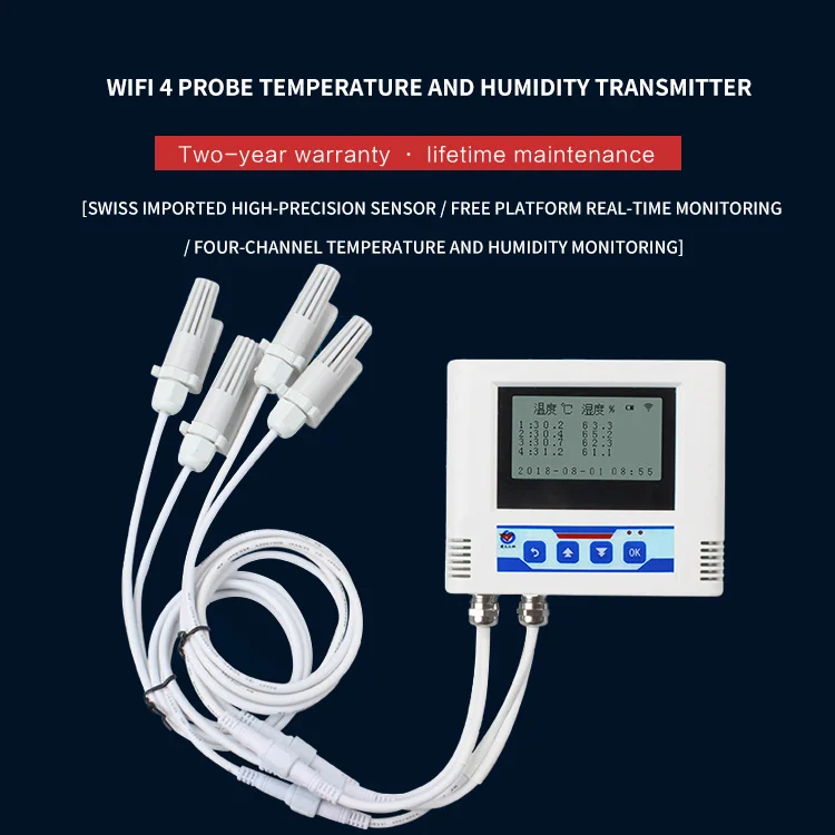 Freezer Fridge Thermometer - Wireless Remote Temperature Sensors with Alarm