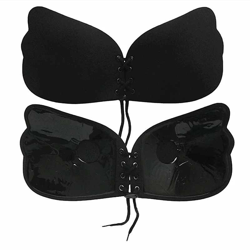 Best Sale Hot Sexy One- Piece Aadhesive Push Up Bra Angel Wings Women ...