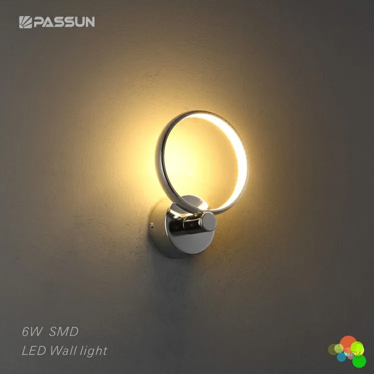 Passun Circular Ring Shape Decorative Wall Light For Hotel - Buy Wall ...