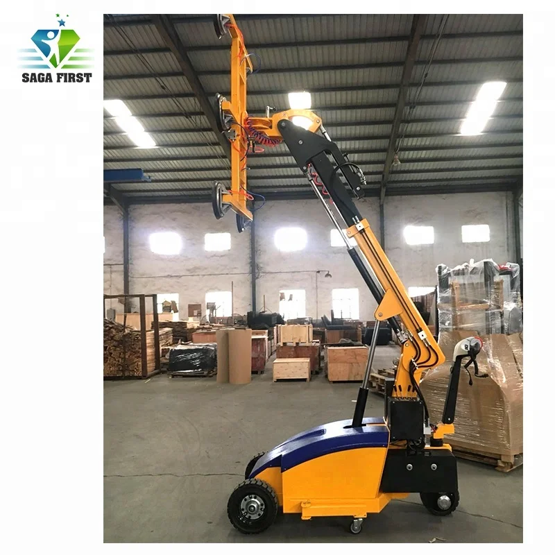 Sheet Metal Lifting Stacker Mobile Vacuum Robatic Glass Lifter Suction ...