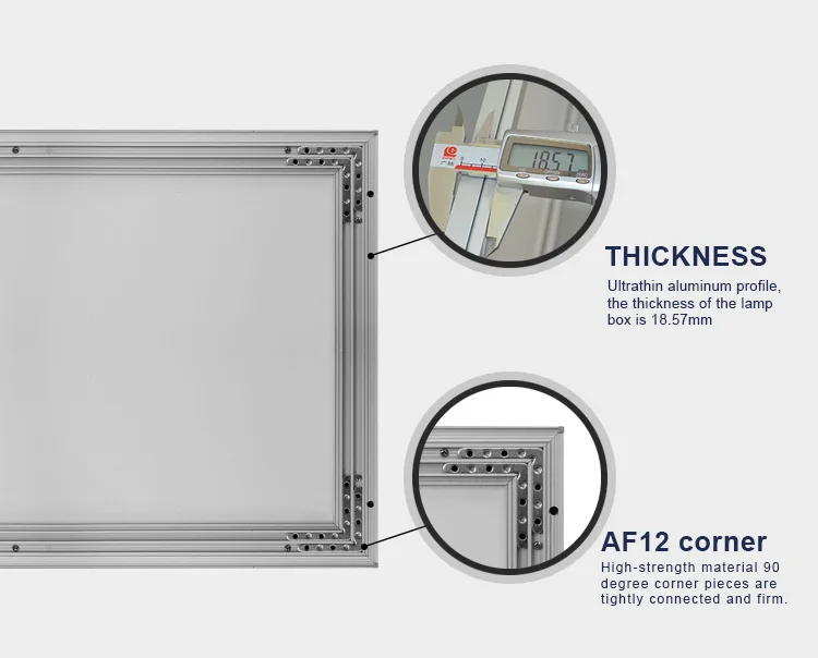Custom LED Poster Light Box - Perfect for Restaurant Ads