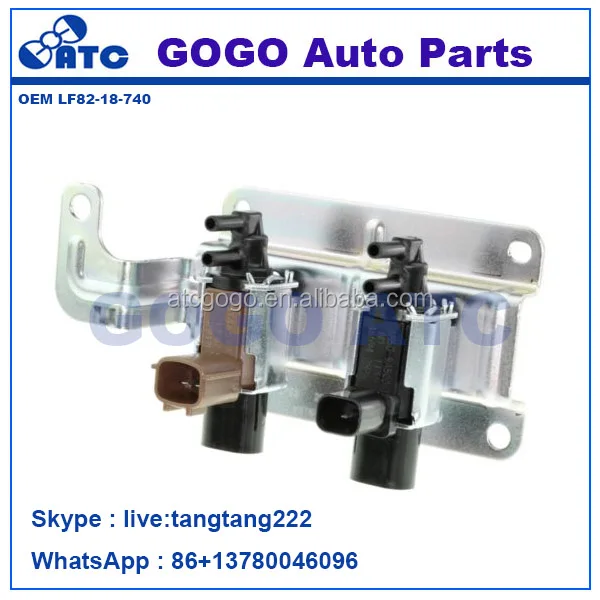 วาล์วขดลวดแม่เหล็กไฟฟ้าสำหรับมาสด้า3 5 6 CX-7 CX7 LF82-18-740 LF8218740 ...