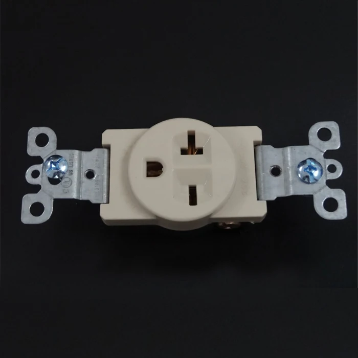 250v 20a American Type Wall Socket Nema 6-20 Single Flush Receptacle ...