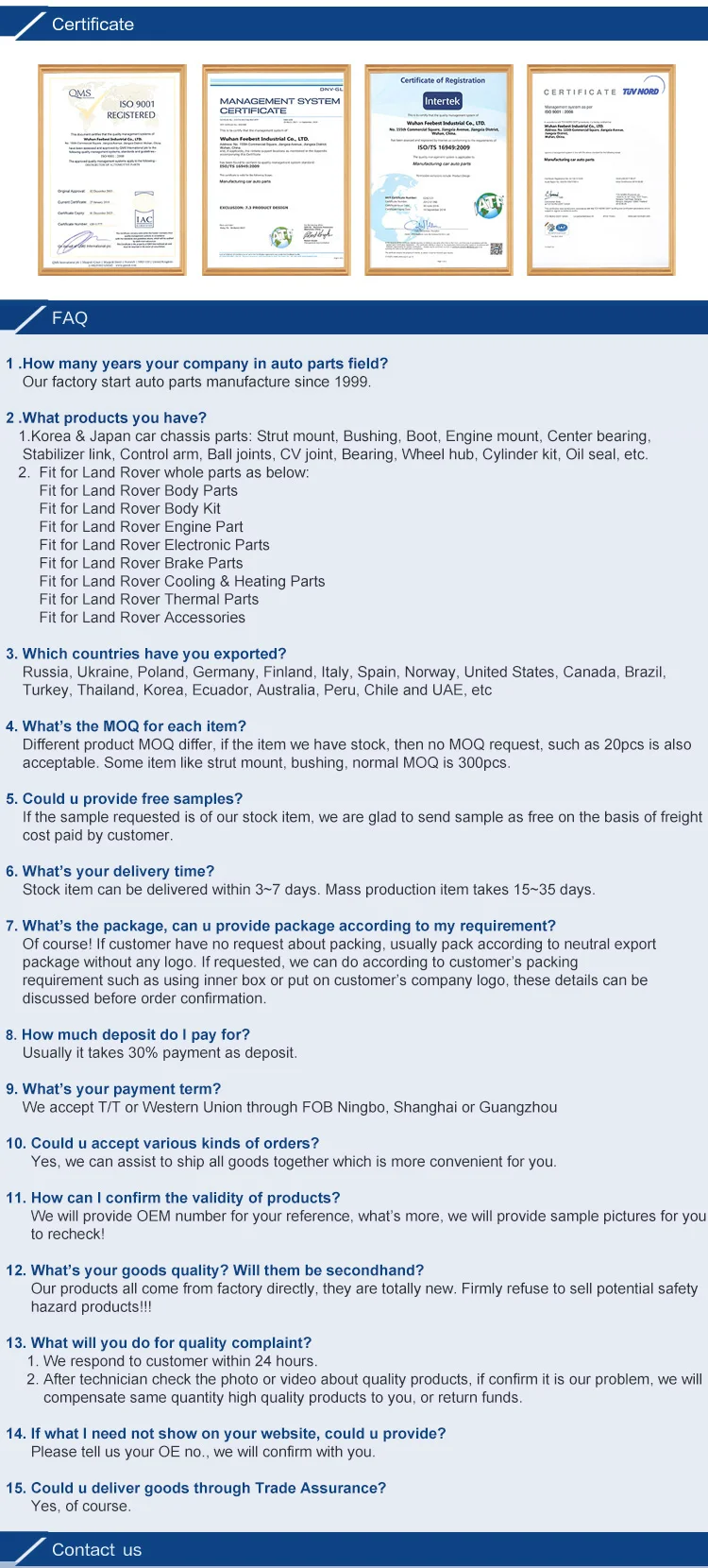 LR093588 J8A217F846AD LR7501950 Rear Bumper Cover for Land Rover Range ...