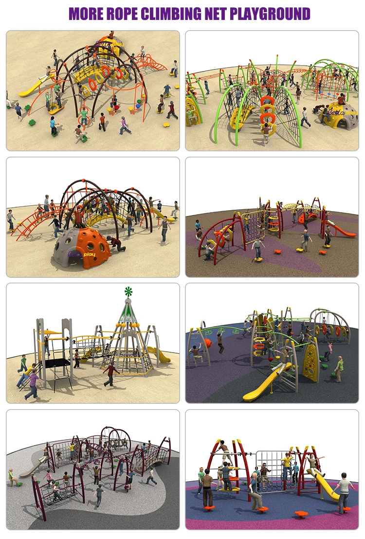 Children Outdoor Rope Plastic Climbing Frame - Multi-Function Fitness ...